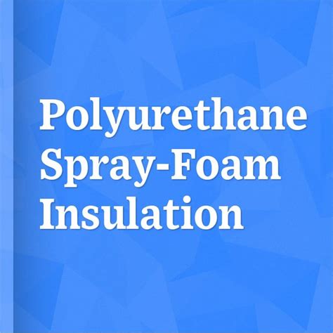 Blended Rigid Polyol Polymeric Mdi And Polyol Polyether Polyol Foam For