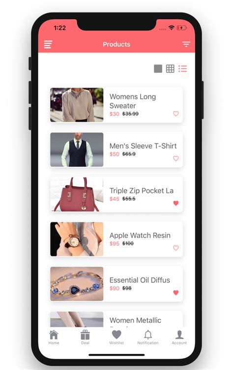 Ecommerce App Themetemplate Ui Ionic 7 Angular 15 And Typescript By