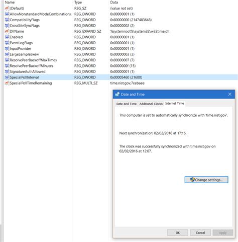 Synchronize Clock With An Internet Time Server In Windows 10 Page 2
