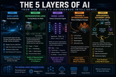 The 5 Layers Of Ai From Raw Data To Autonomous Intelligence