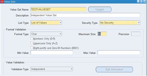 oracle apps technical concepts api to assign values to the independent