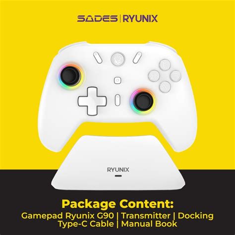 Jual Sades Ryunix G90 G 90 Gamepad Gaming Hall Effect Trigger