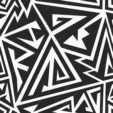 Premium Vector Monochrome Maze Seamless Pattern Vector Eps 10