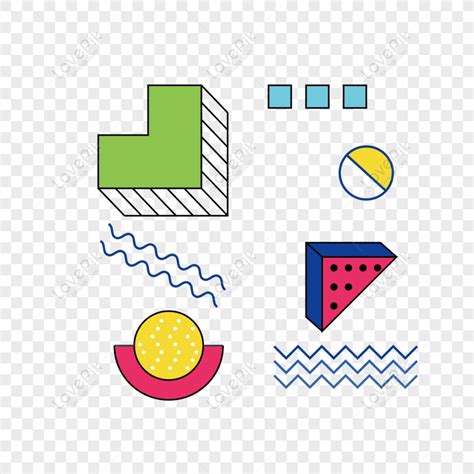 트렌드 요소 멤피스 Png 일러스트 무료 다운로드 Lovepik