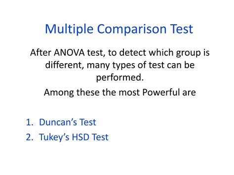 Commonly Used Statistical Tests In Research Pptx