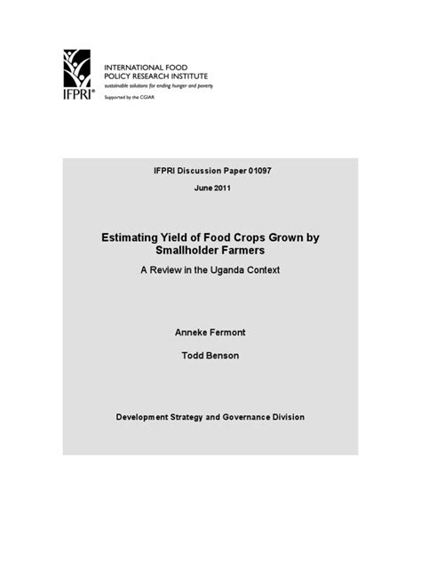 pdf crop yield estimation dokumen tips