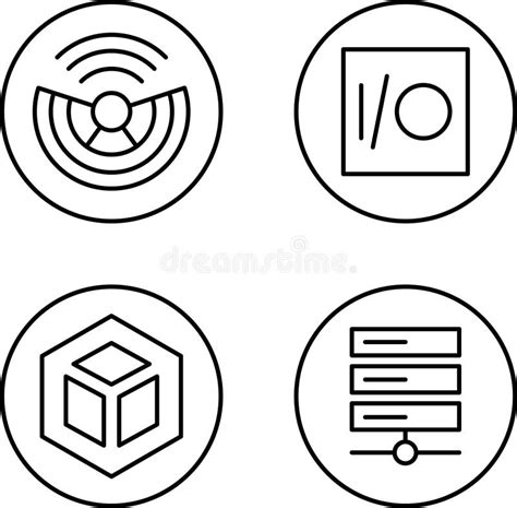 Internet Of Things Icon Set Iot Symbols Design Smart Device Industry