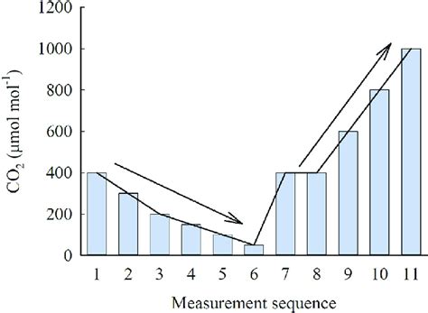 schematic diagram of measurement sequence note the bar represents the