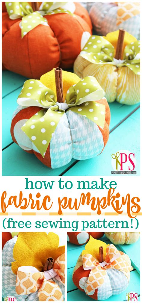 Free Stuffed Fabric Pumpkin Pattern Pattern Making Tips