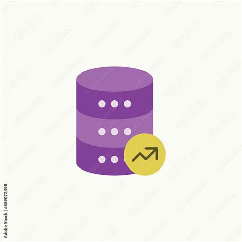 Database Performance And Optimization Icon Speedometer Symbol For