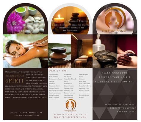 Free Massage Therapy Brochure Templates Prntbl