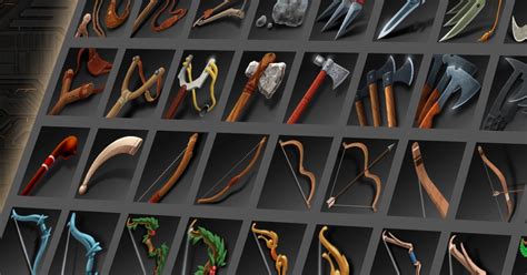 Ui Pack Weaponry Ranged Traditional 1 2d 图标 Unity Asset Store