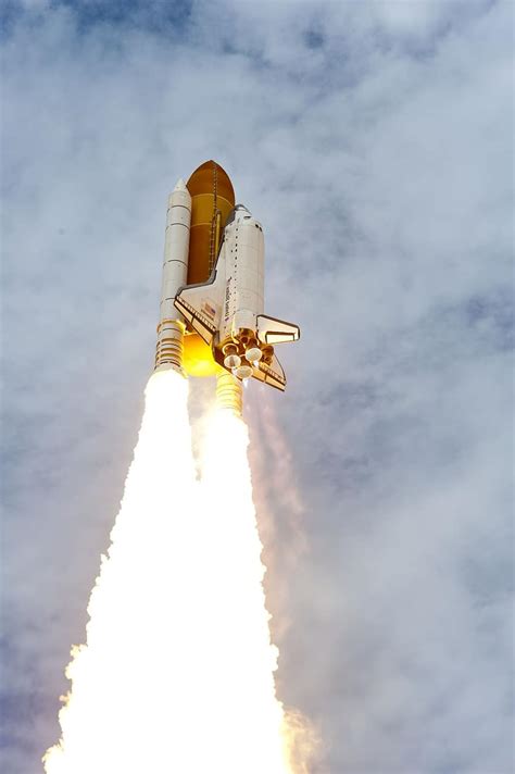Atlantis Space Shuttle Launch Liftoff Rocket Vehicle Spaceship Spacecraft Blast Mission