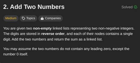 kishore sn on linkedin dsa linkedlist addtwonumbers