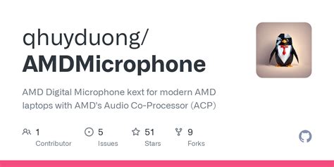 GitHub Qhuyduong AMDMicrophone AMD Digital Microphone Kext For Modern AMD Laptops With AMD S