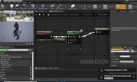 Animation Prototyping Including Ik And Locomotion System Using Unreal