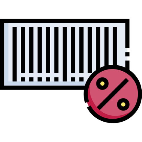 Barcode Detailed Straight Lineal Color Icon