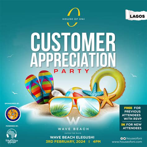 Lagos A Customer Appreciation Party At Wave Beach 3rd February HouseOfOni