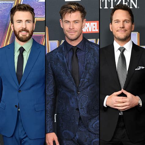Chris Evans Calls Avengers Chris Hemsworth Chris Pratt ‘losers