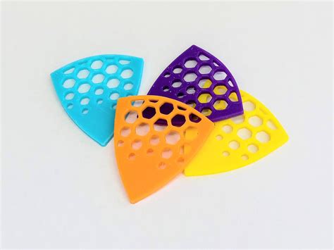 Hex Guitar Pick By Pax Prints Makerworld