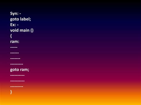 Conditional Statement In C Language Pptx