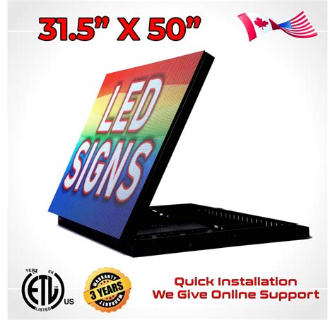 LED SCROLLING SIGNS 31 5 X 50 INCH SuperTech Signs