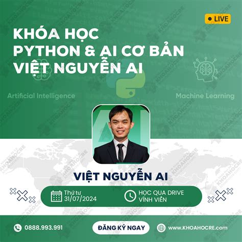 Khóa Học Python And Ai Cơ Bản Việt Nguyễn Ai