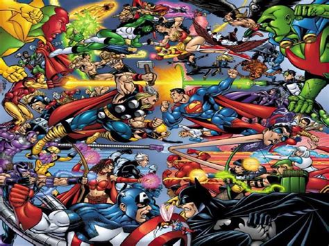 Dc And Marvel Wallpapers Wallpaper Cave