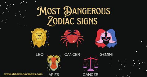 The Most Dangerous Zodiac Signs Unveiling The Dark Side Of The Zodiac