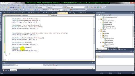 Asp Net Mvc3 Dataannotations Datatype Password Emailaddress Url Youtube
