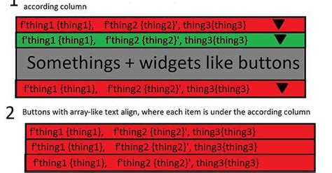 Tkinter Are There Drop Drown Buttons With Array Like Text Align