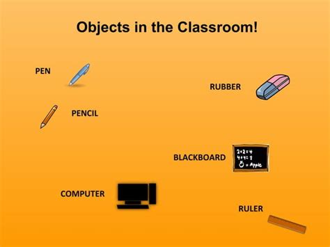 Lesson Vocabulary Classroom Objects And Numbers From To PPT Education