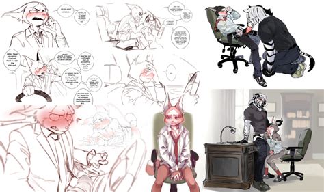 Rule 34 Benjamin Bennettoc Bisexual Male Blowjob Blush Chair Comic Confused Cum Cum On Back