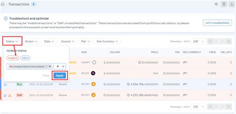 How To Fix Invalid Transactions Caused By Unsupported Currency Cryptact Help Center