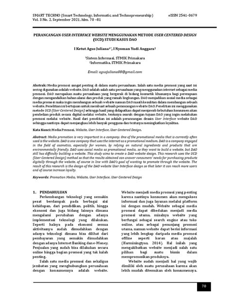 Perancangan User Interface Website Menggunakan Met Pdf