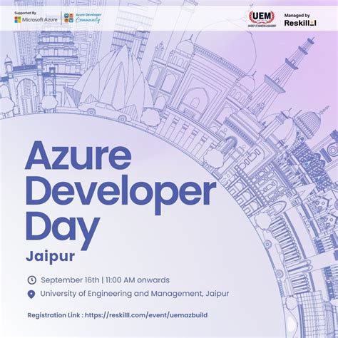 azure developer community on linkedin azuredeveloperday uemjaipur cloudcomputing azure