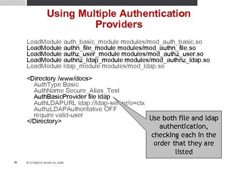 Using LDAP Authentication In Apache 2 2 Brad