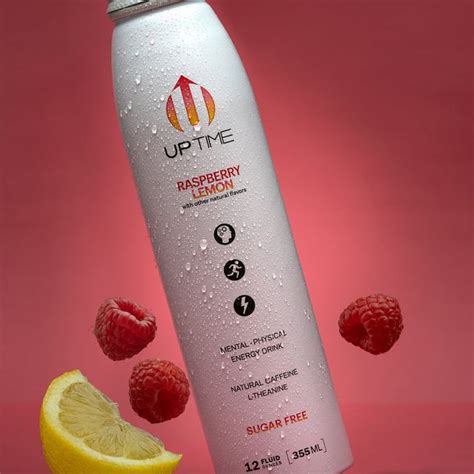 Uptime Raspberry Lemon Sugar Free Konrad Beverage Company Deptford New Jersey