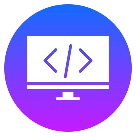Premium Vector Laptop Coding Vector Illustration