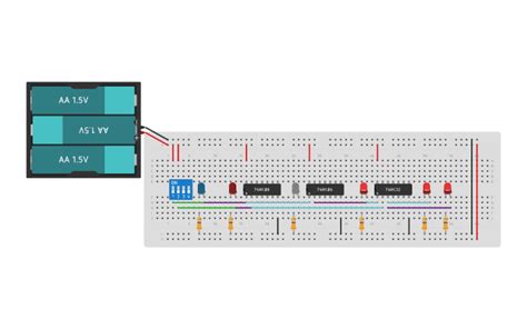 Circuit Design 7408 7404 7432 Tinkercad