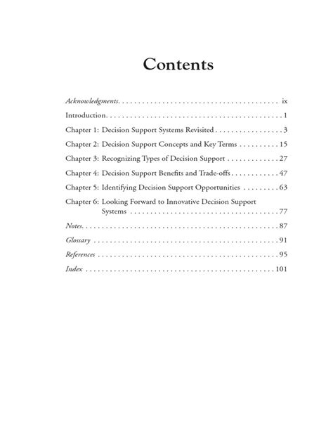 Decision Support Basics Pdf Decision Support System Business