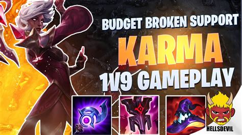 Wild Rift Budget Broken Support 1v9s On Karma Challenger Karma