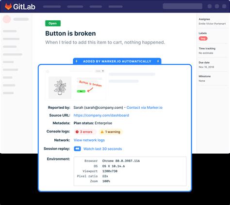 Features Product Tour Marker Io