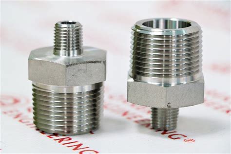 Трубный фитинг из нерж. стали 316, шестигранный переходной ниппель ...