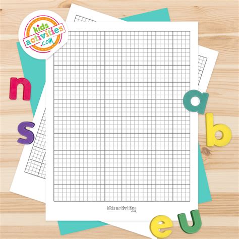 Printable Graph Paper Blue