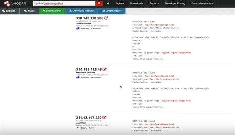 Find Vulnerable Devices On The Internet With Shodan Linux Security Blog