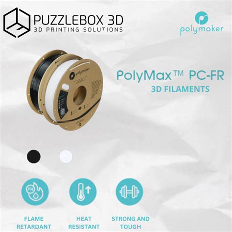Polymaker Pc Fr Flame Retardant Pc Filament 175mm And 285mm Filament