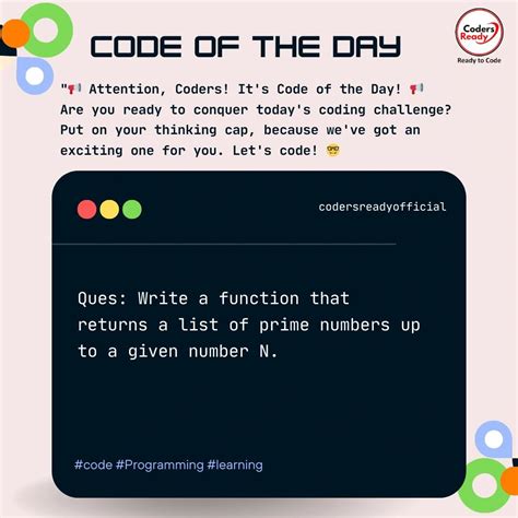 Coders Ready On Linkedin Codeoftheday Programmingfun Challengeaccepted Codingskills