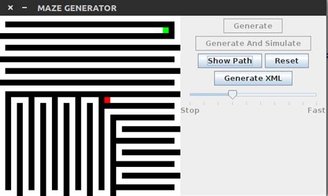 Recursive Backtracking Maze Generator In Java With Gui