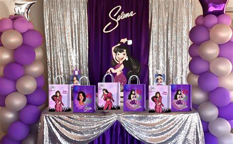 16 Pieces Selena Party Bags For Selena Theme Party